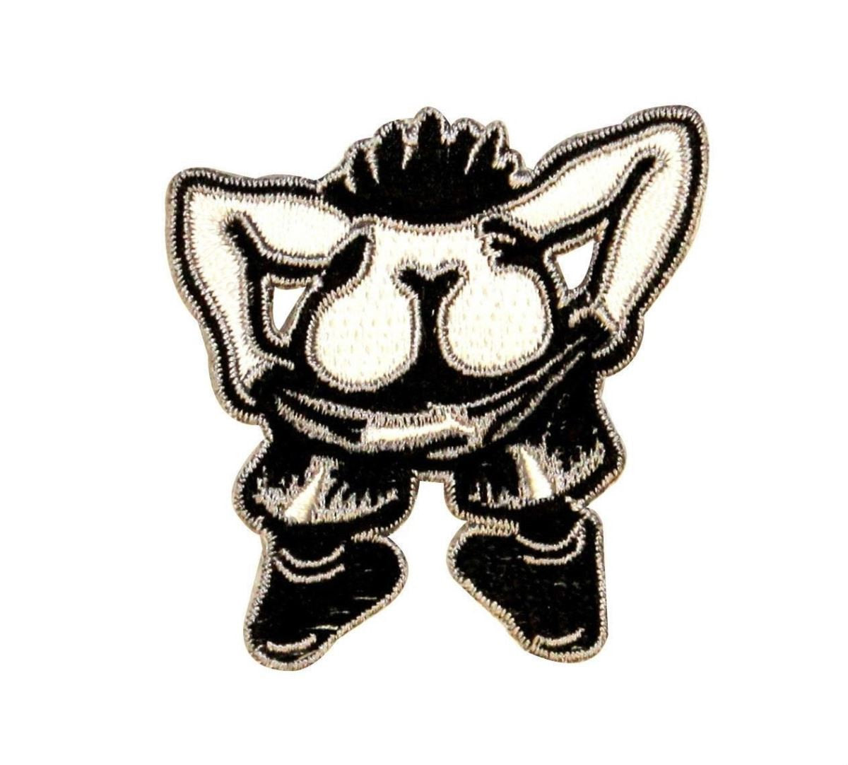 Mooning Butt Patch Clothes Funny Disrespect Protest Embroidered Iron O ...